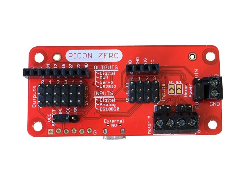 4tronix Picon Zero v1.3 - Intelligent Robotics Controller for Raspberr – Elektor
