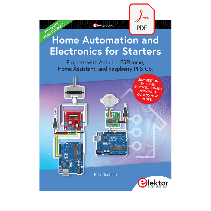 Home Automation and Electronics for Starters (E-book) – Elektor