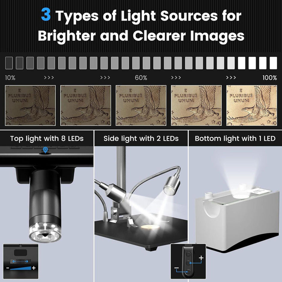 Andonstar AD210 | Affordable 10.1" Digital Microscope – Elektor