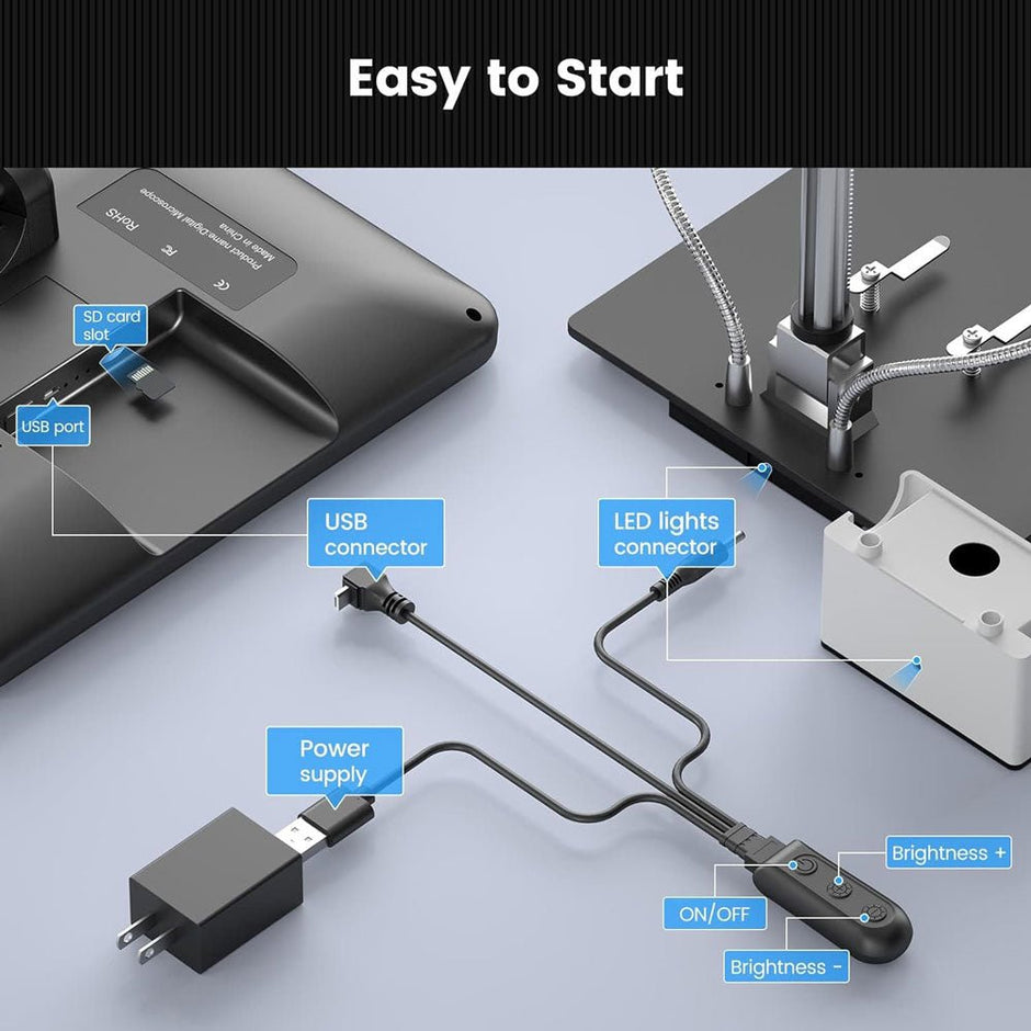 Andonstar AD210 | Affordable 10.1" Digital Microscope – Elektor
