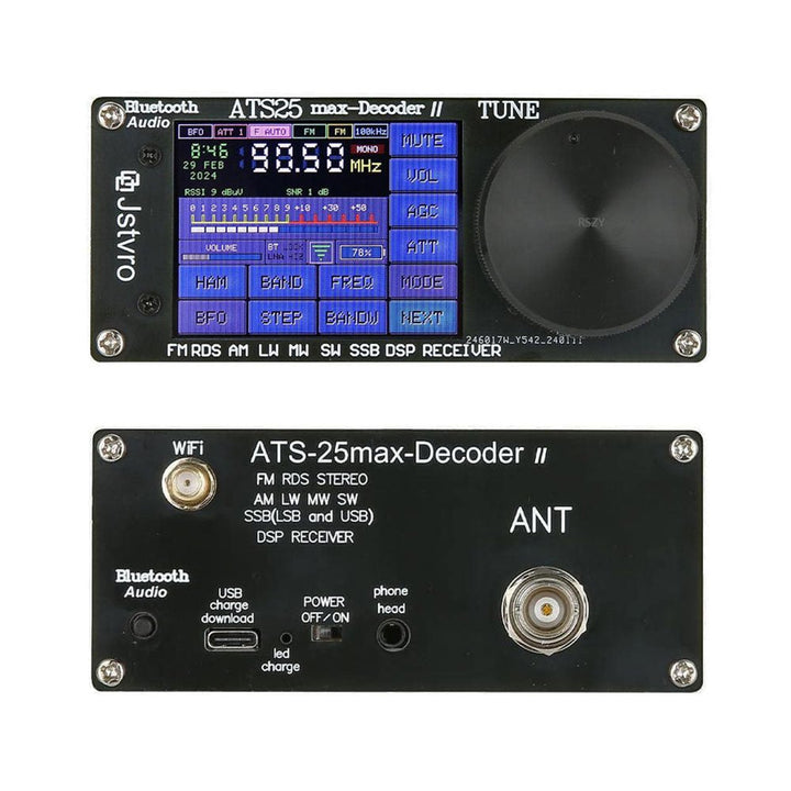 ATS25 max-Decoder II FM/HF Full-Band DSP Receiver – Elektor
