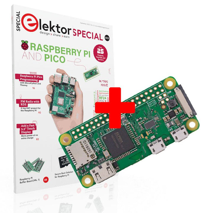 Bundle: Raspberry Pi Zero W + Raspberry Pi and Pico (Special) – Elektor
