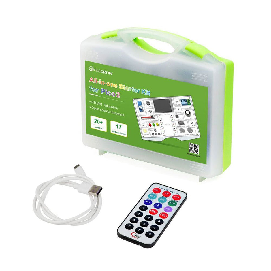 Elecrow All-in-One Starter Kit for Raspberry Pi Pico 2 – Elektor