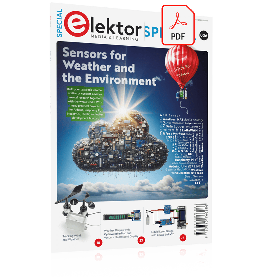 Elektor Special: Sensors for Weather and the Environment (PDF)