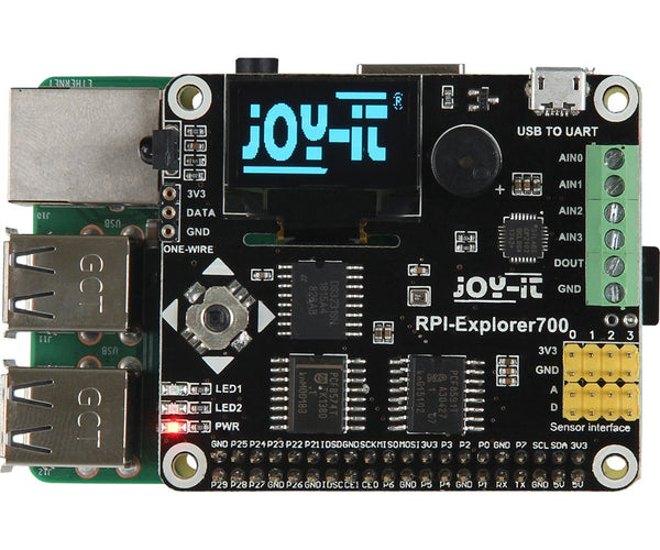 JOY-iT Explorer 700 Expansion Board for Raspberry Pi – Elektor