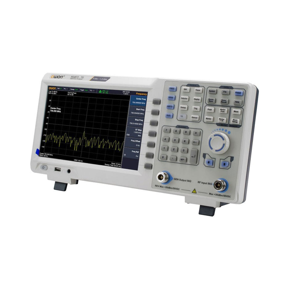 OWON XSA815-TG Spectrum Analyzer (9 kHz – 1.5 GHz) – Elektor