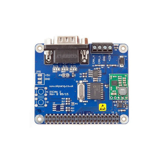 PiCAN 2 (CAN-Bus Board for Raspberry Pi 2/3 with SMPS) – Elektor
