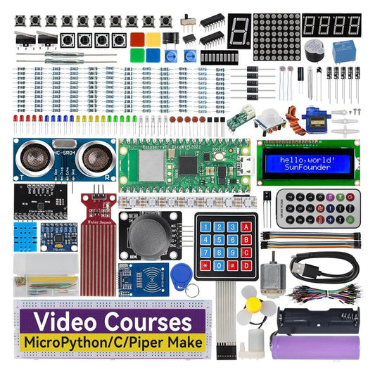 SunFounder Kepler Kit (Ultimate Starter Kit for Raspberry Pi Pico W) – Elektor